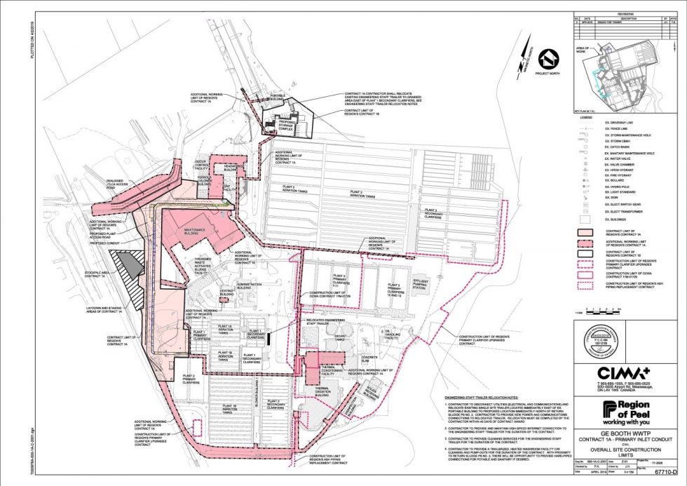 G.E. Booth WWTP, Primary Inlet Conduit Contract 1A – Romag Contracting Ltd.